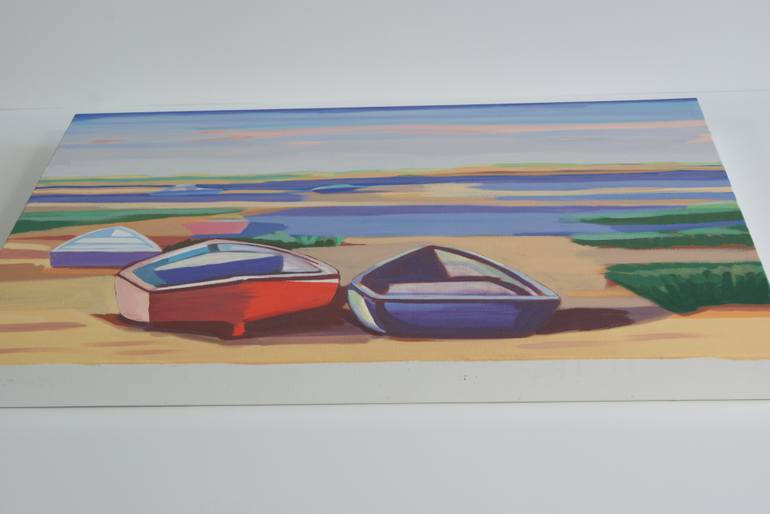 Low Tide at Pamet Painting by Patty Rodgers | Saatchi Art