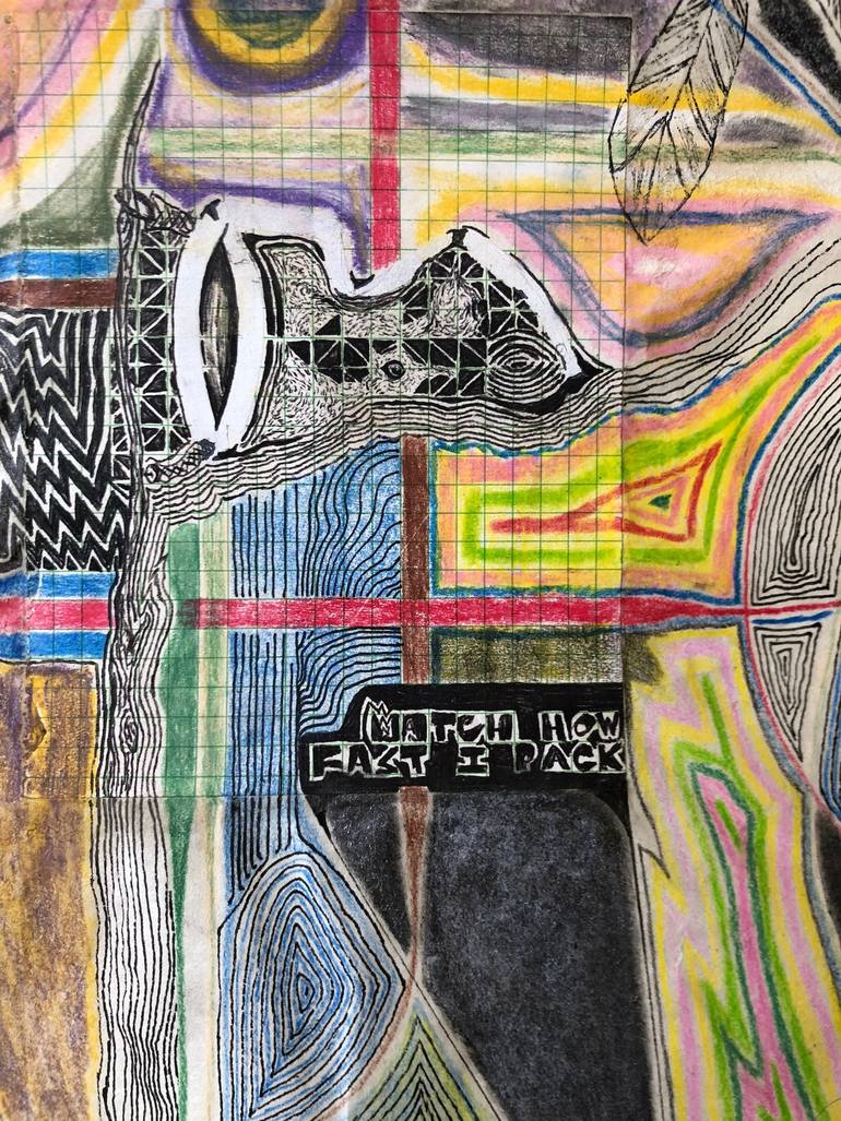 Watch How Fast I Pack Collage by Clifford Eberly | Saatchi Art