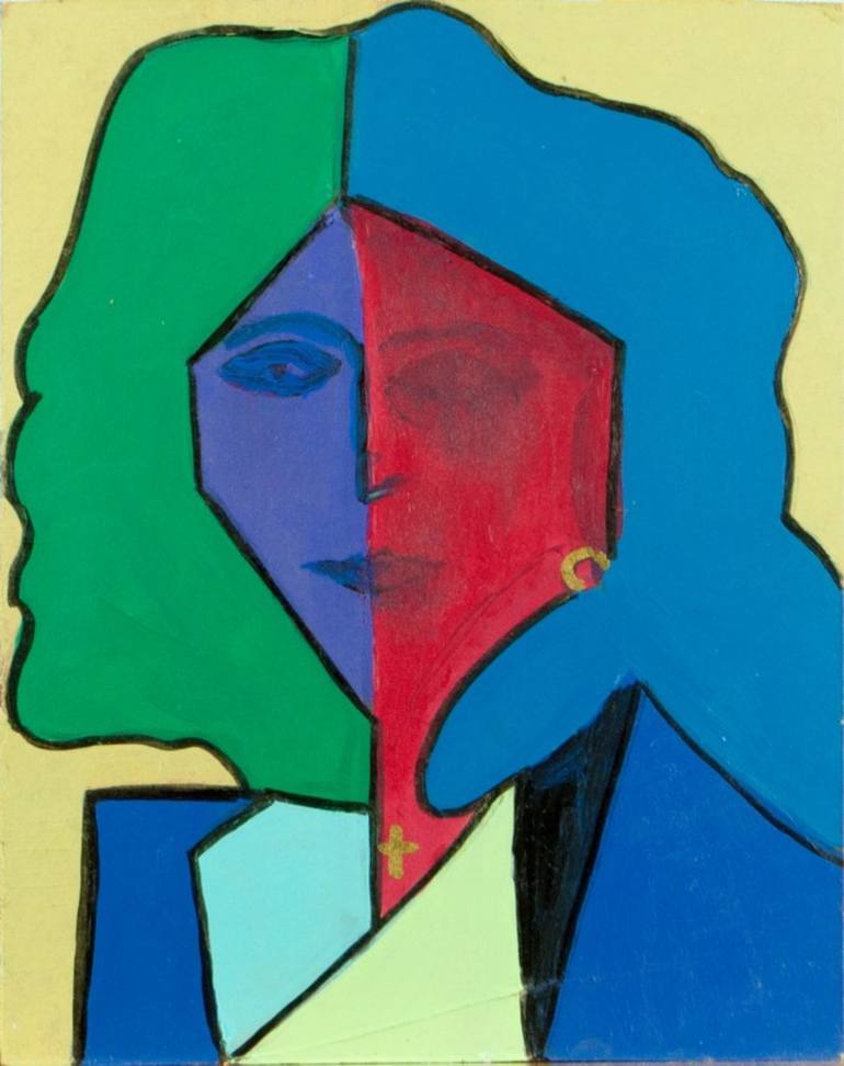 Miss Rigid Painting by Emma Stace Darling | Saatchi Art