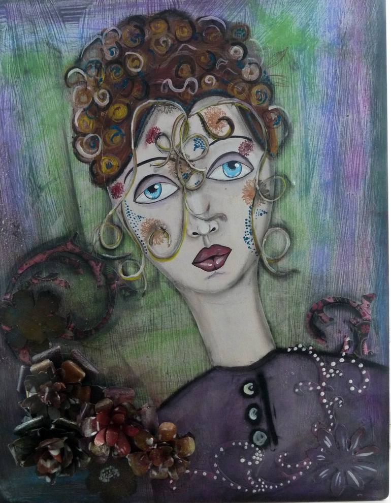 Amire Painting by Bridget Marsh | Saatchi Art