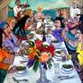 Ladies' Lunch Painting by Nancy Calef | Saatchi Art