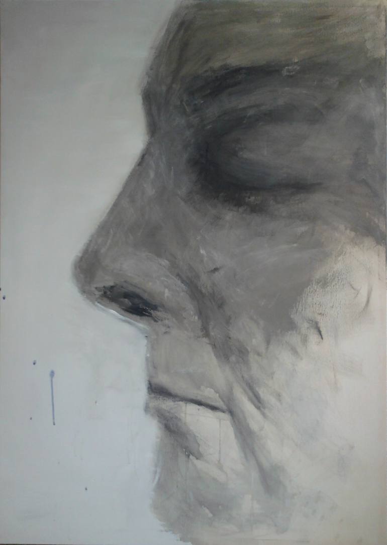 Der Schlaf (The Sleep) Painting by Martina M Altmann | Saatchi Art