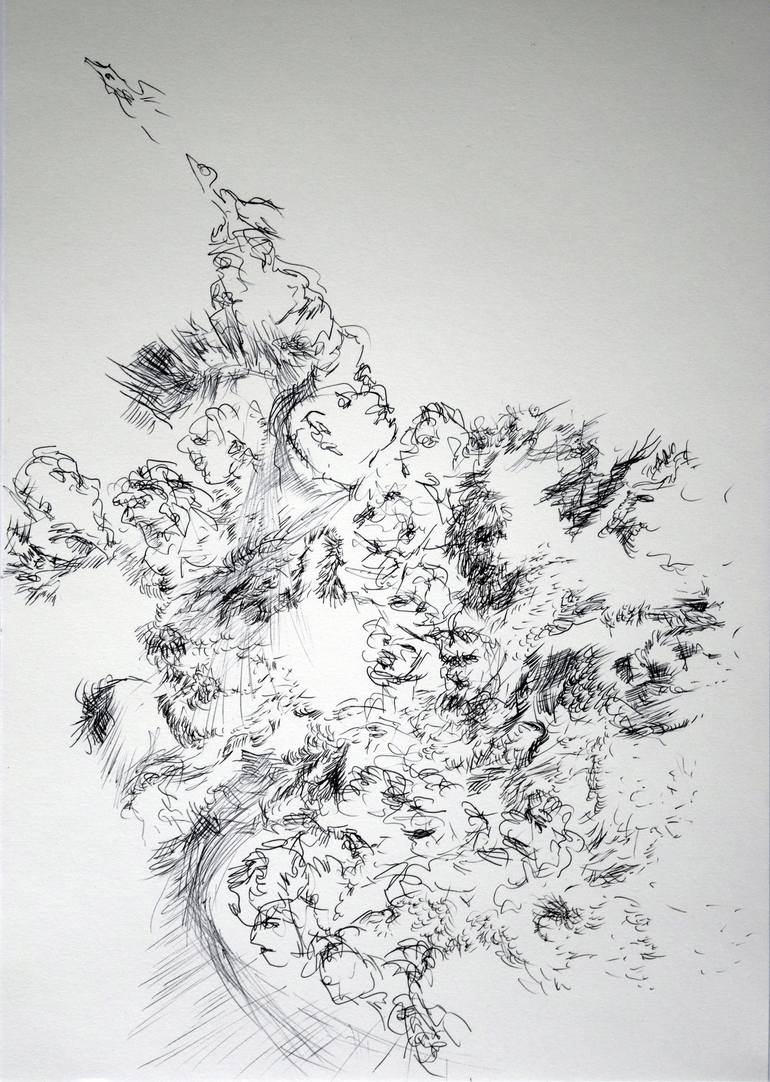 Relationship Drawing by Martina M Altmann | Saatchi Art