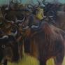 Gnu Painting by Anat Baron Gilboa | Saatchi Art