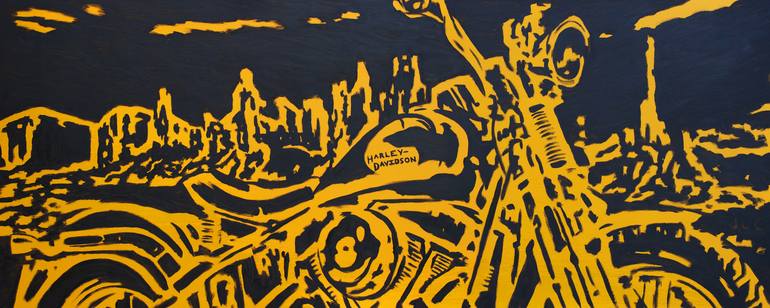 One Last Ride (Reimagined) Painting by Jesse Colton | Saatchi Art