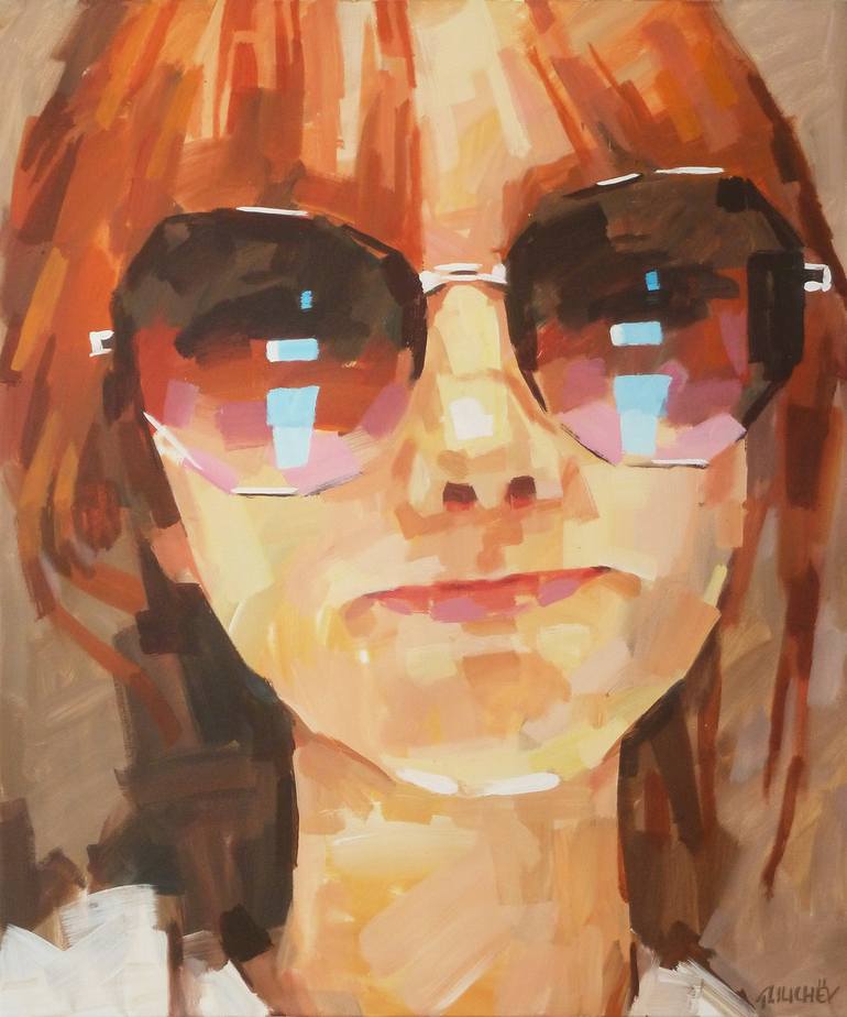 WARM PORTRAIT Painting by Aleksandr Ilichev | Saatchi Art