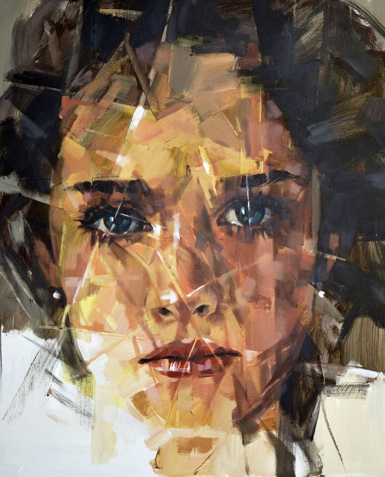 NATASHA Painting by Aleksandr Ilichev | Saatchi Art