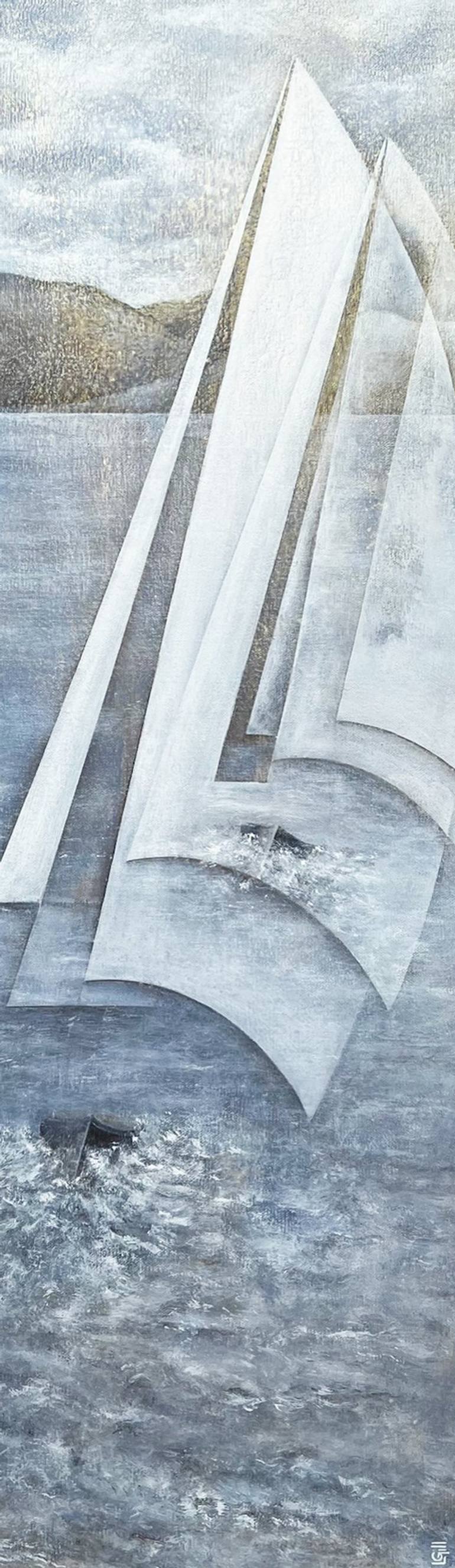 Plain Sailing Painting by Laura Gill Artwork | Saatchi Art