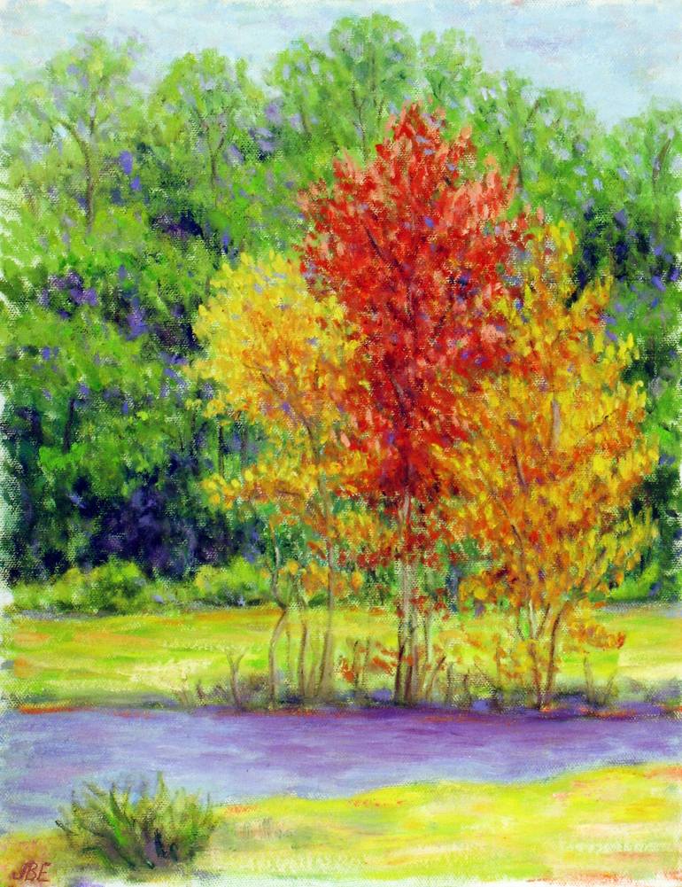 Spring Tree's Painting by Jean Ehler | Saatchi Art