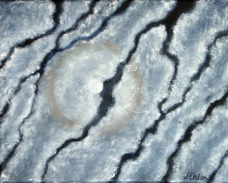 November Full Moon Painting by Jean Ehler | Saatchi Art