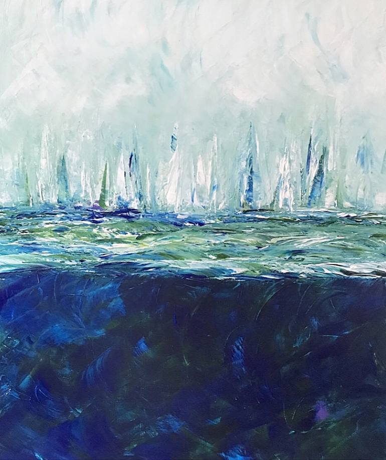 SYNCHRONICITY Painting by Patti Kane | Saatchi Art