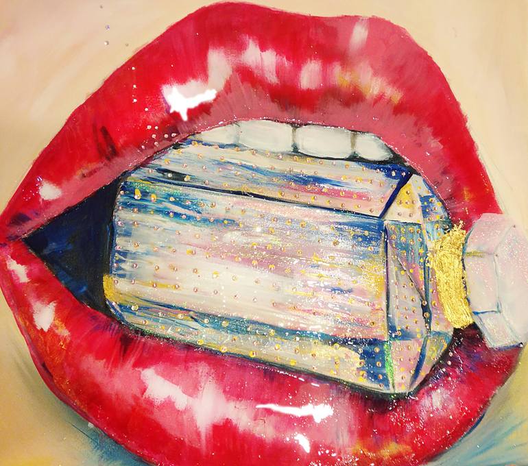 Fragrance bite Painting by Olesya Ianovitch | Saatchi Art