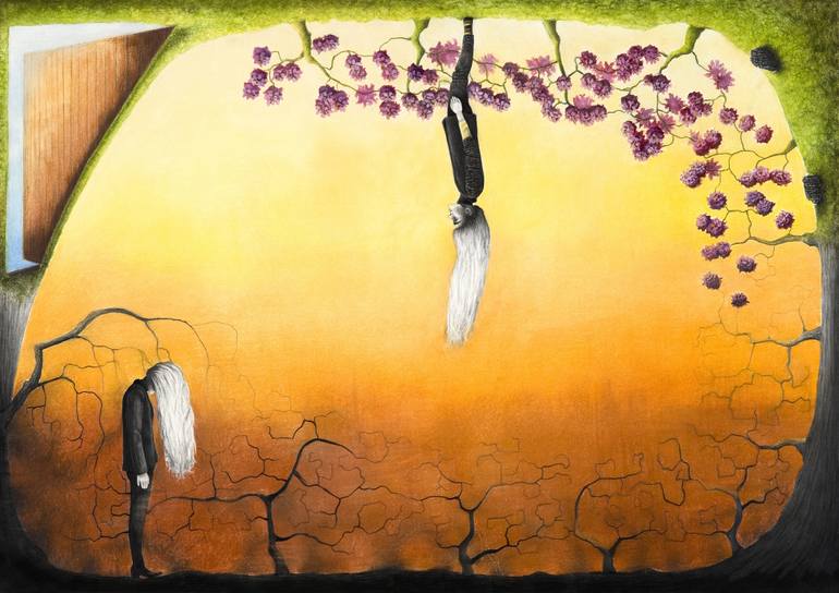 Chaga Drawing by Joanna Viheria | Saatchi Art