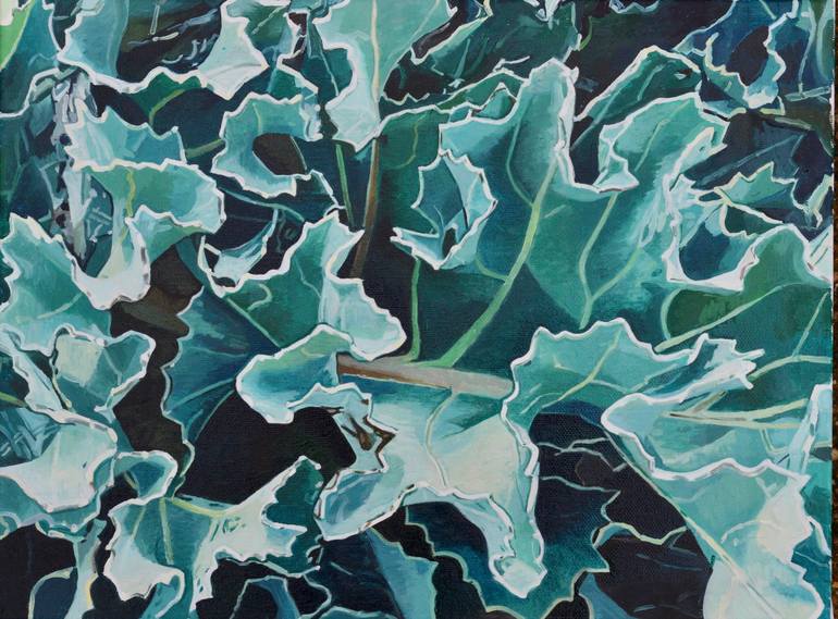 Kale part 2 Painting by Harvey Taylor | Saatchi Art