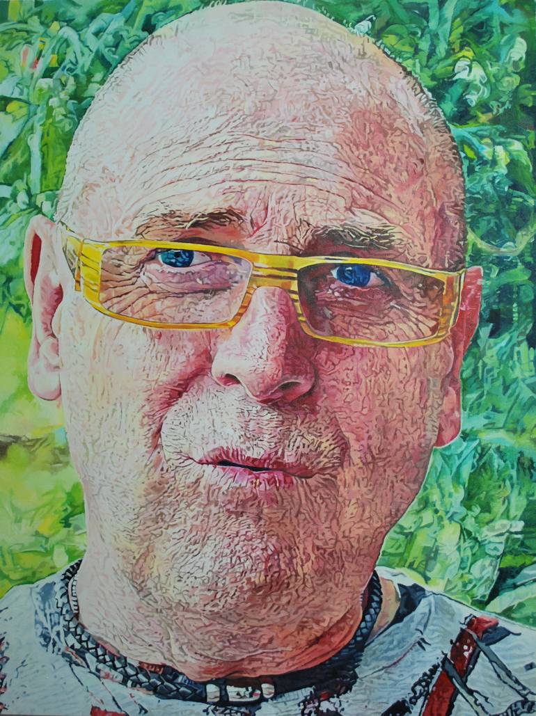 Dad Painting by Harvey Taylor | Saatchi Art