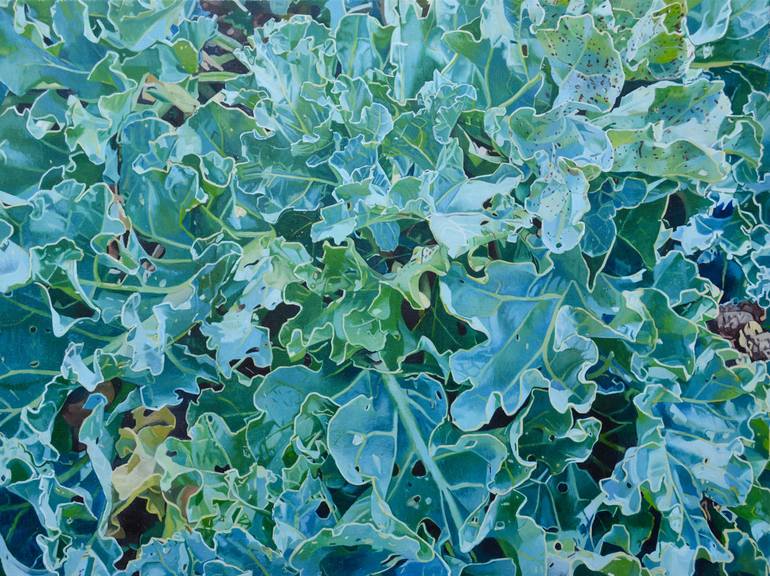 Sea Kale Painting by Harvey Taylor | Saatchi Art