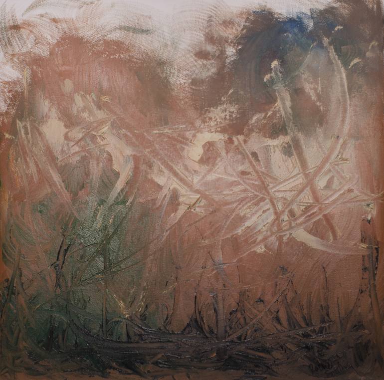 Through the weeds Painting by Rachel Smith | Saatchi Art
