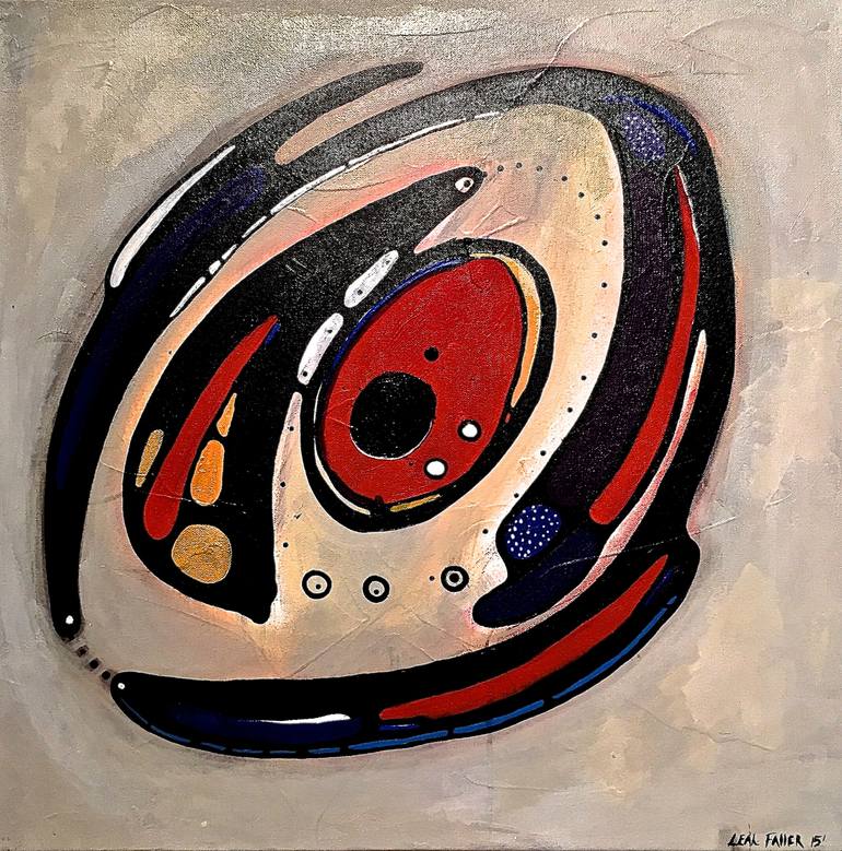 El Ombeligo del mondo Painting by Laura Faller | Saatchi Art