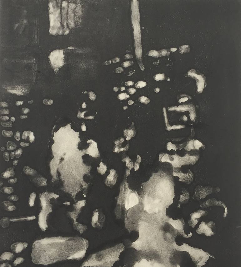 girl welding Printmaking by robert hymes | Saatchi Art