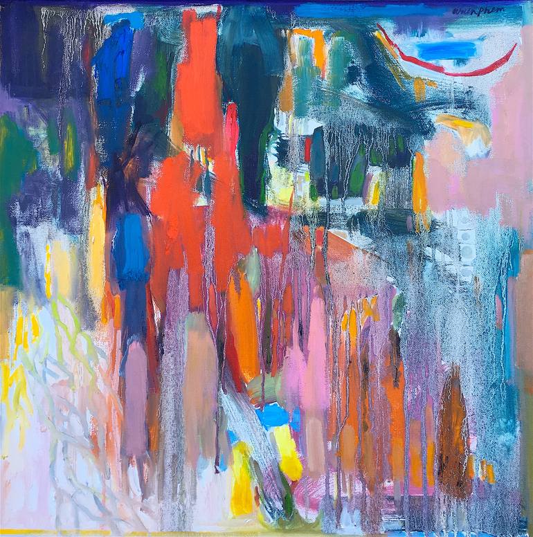 Tropical Rain Painting by Arun Prem | Saatchi Art