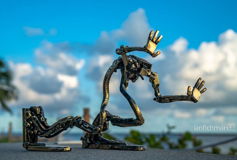Don't Push your Luck Sculpture by Ian Fichman | Saatchi Art