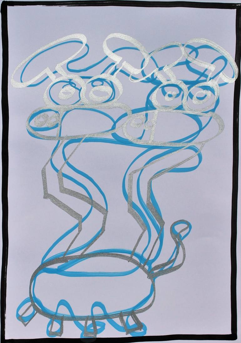 Giraffe Drawing by Thorben Nolsen | Saatchi Art