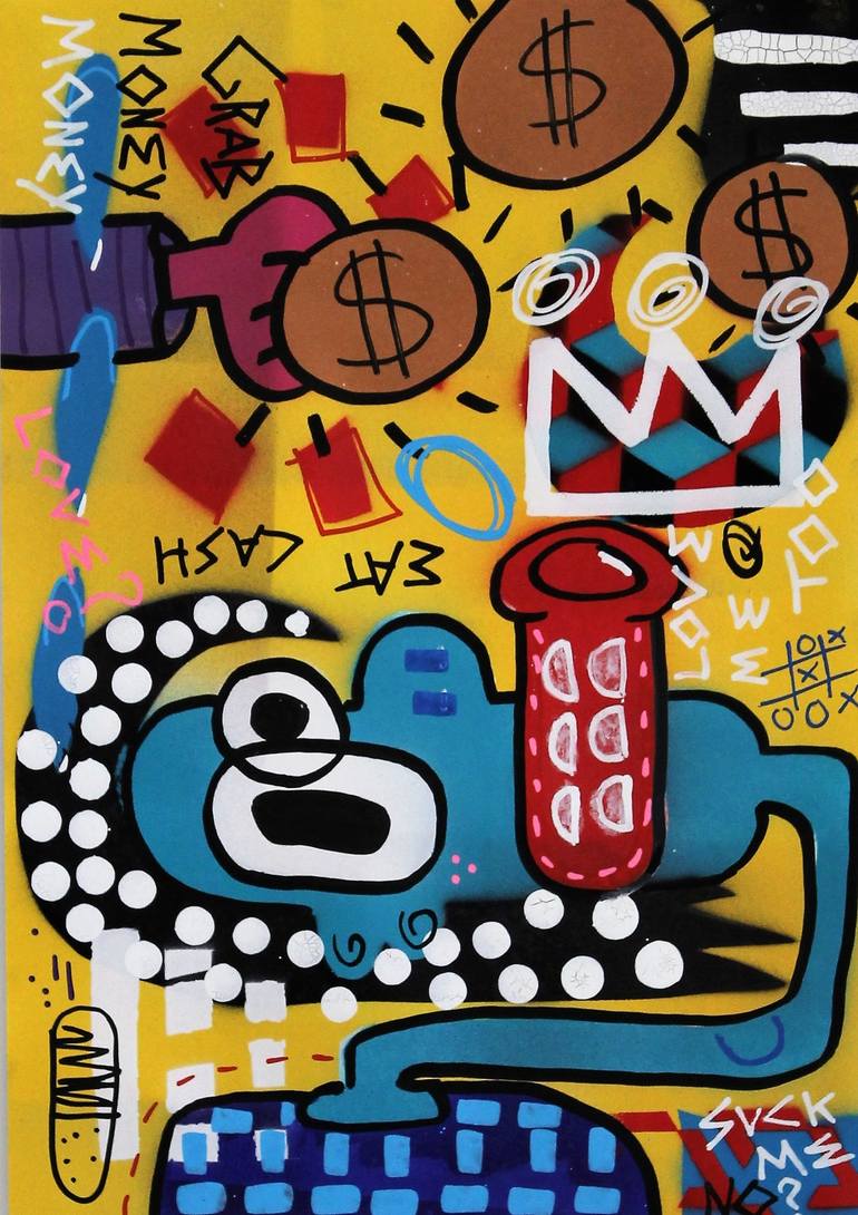 Graffiti #29 Painting by Thorben Nolsen | Saatchi Art