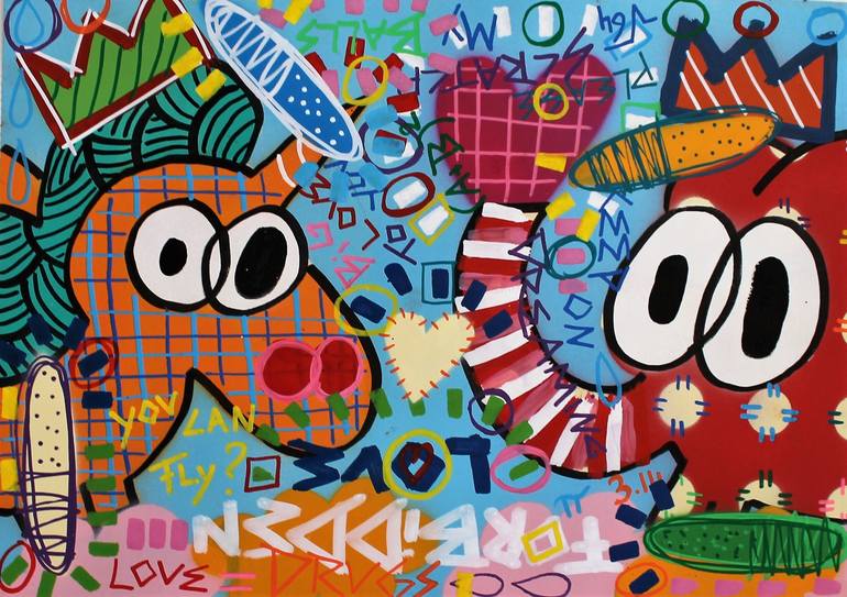 Graffiti #43 Painting by Thorben Nolsen | Saatchi Art