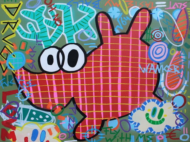 Graffiti #54 Painting by Thorben Nolsen | Saatchi Art