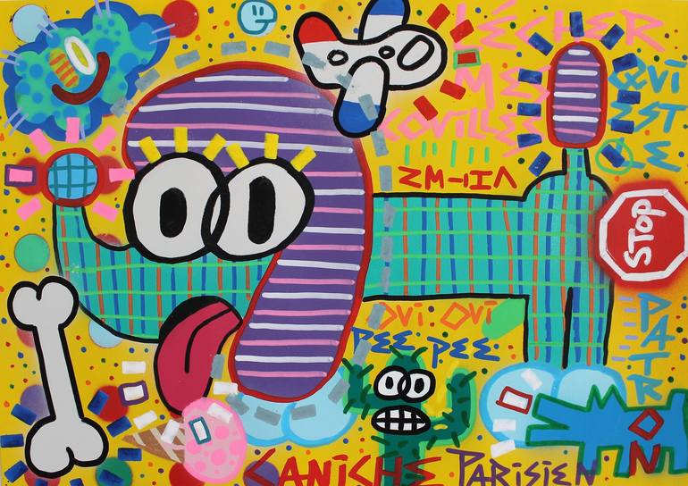 Graffiti #77 Painting by Thorben Nolsen | Saatchi Art