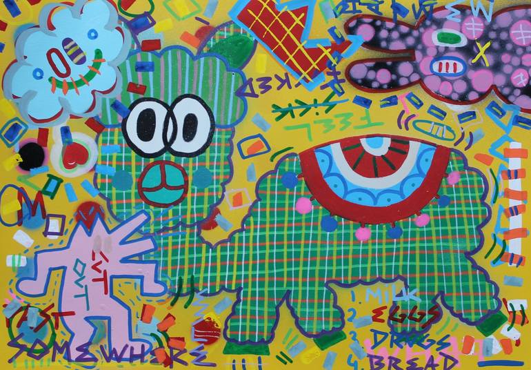 Graffiti #87 Painting by Thorben Nolsen | Saatchi Art