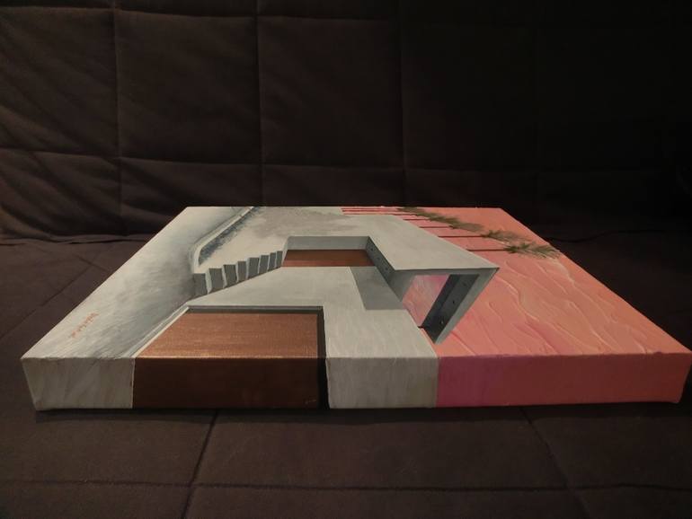 Minimal Slant Painting by Slade Hartwell | Saatchi Art