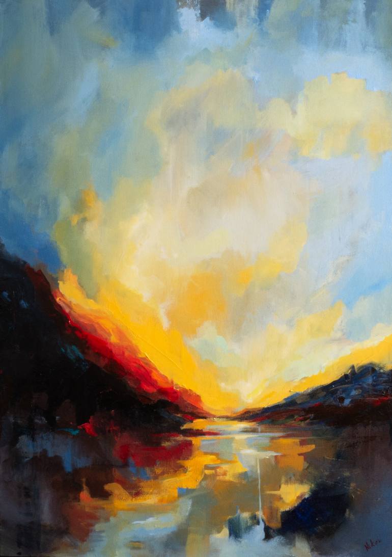 Ascension Painting by Georgi Nikov | Saatchi Art