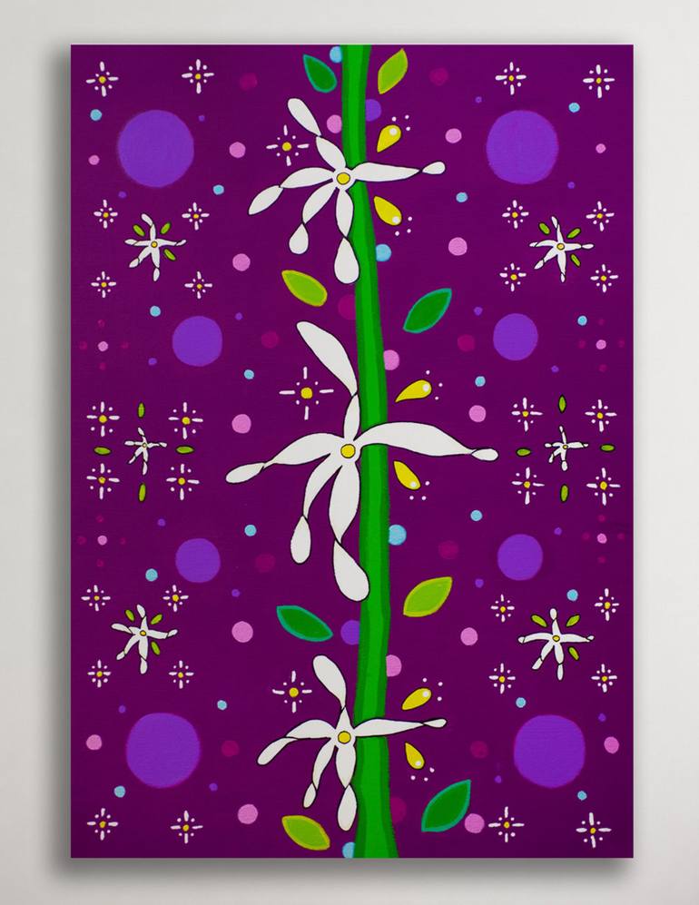 Uchu Sanango Tree Medicine Painting by Mimi Buttacavoli | Saatchi Art