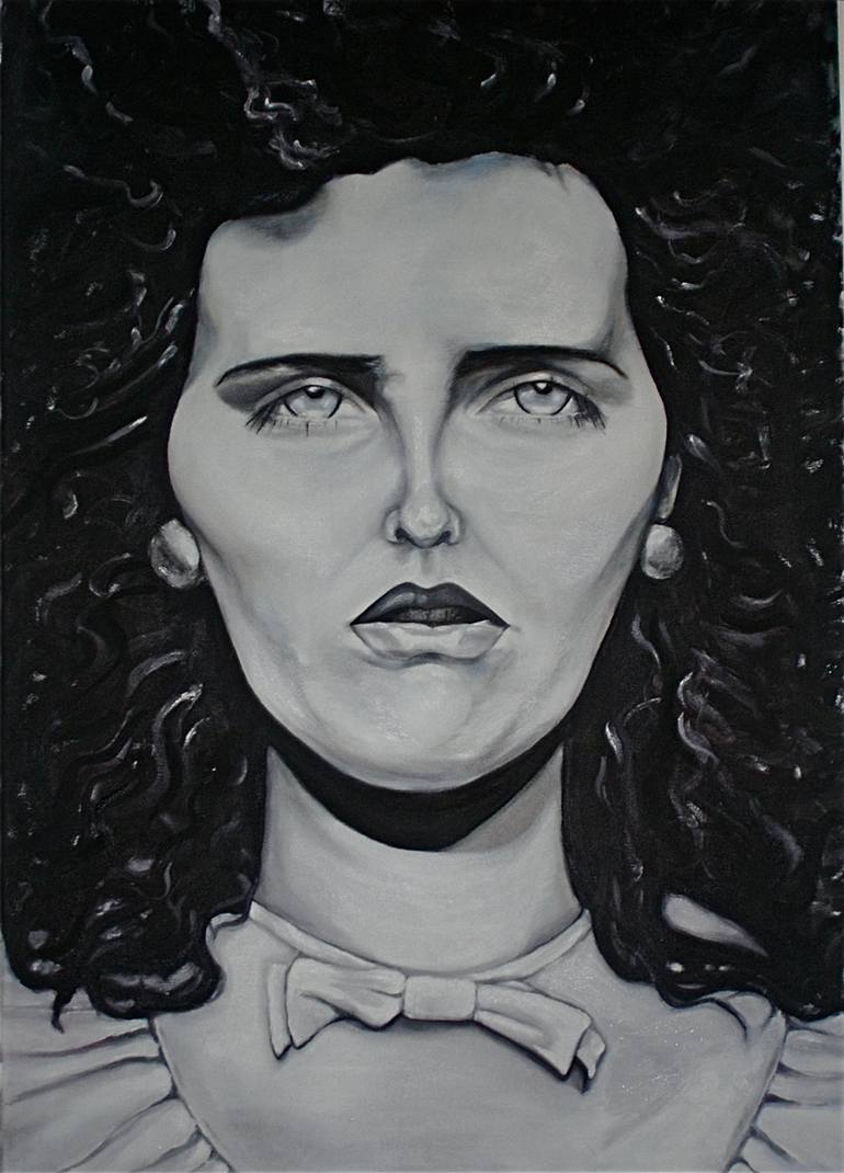 Elizabeth short. Painting by Jo-ann Doherty | Saatchi Art