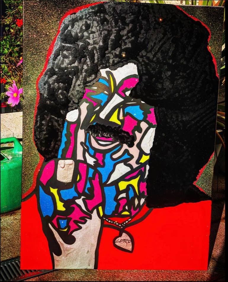 'I Got Drunk On Whiskey' - Loro x Phil Lynott Painting by Loro Eire ...