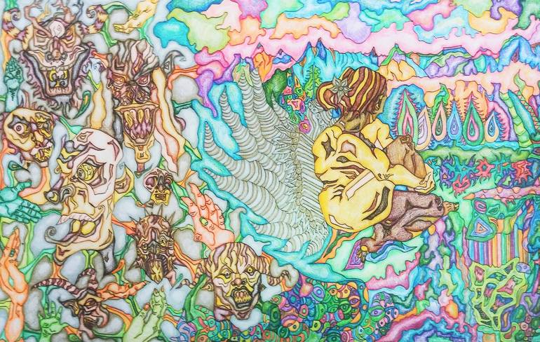 Spirits Drawing by Mee Hyun Kim | Saatchi Art