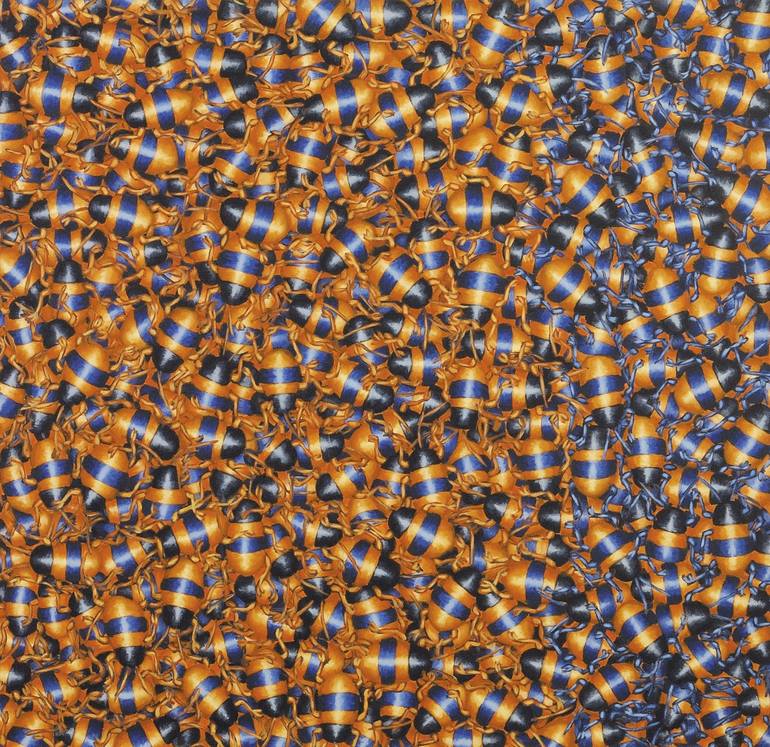 MOB Painting by Roman Franta | Saatchi Art