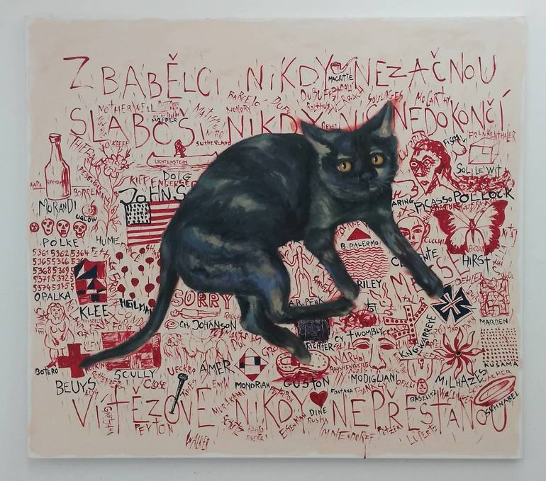 Cecily and artists Painting by Roman Franta | Saatchi Art