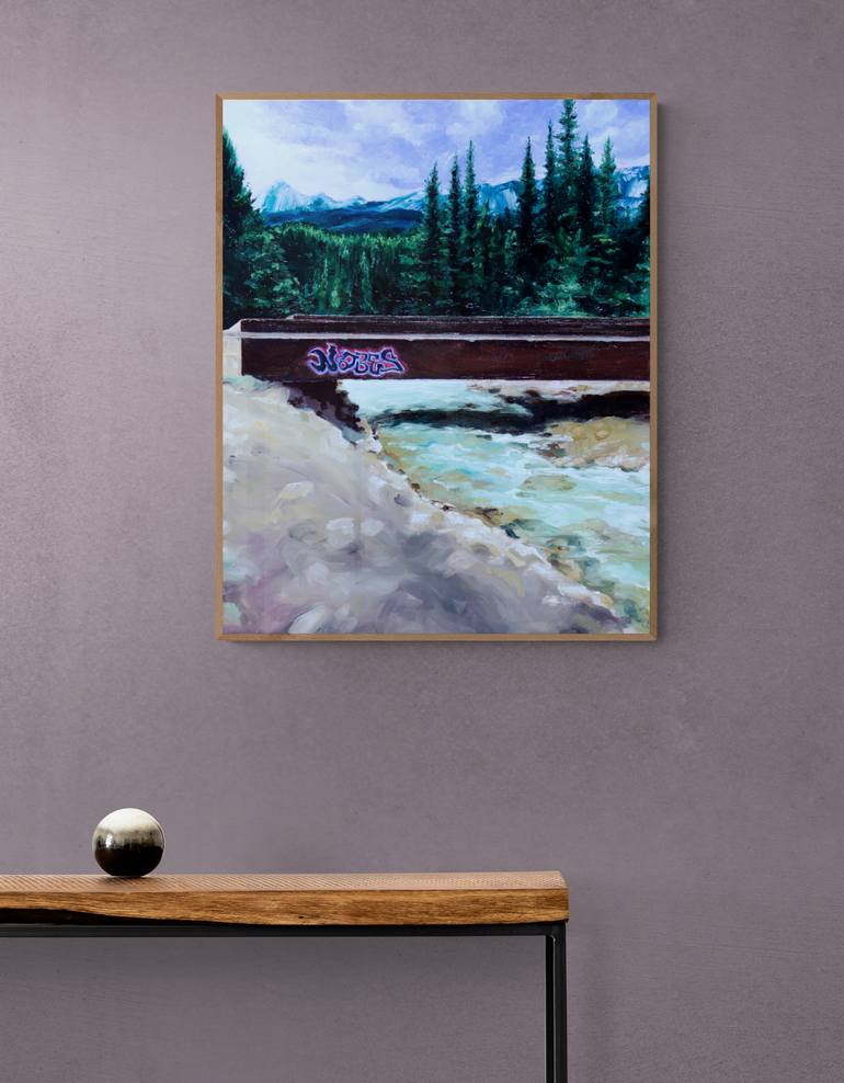 Landscape no.1 Painting by Valerie Lariviere | Saatchi Art