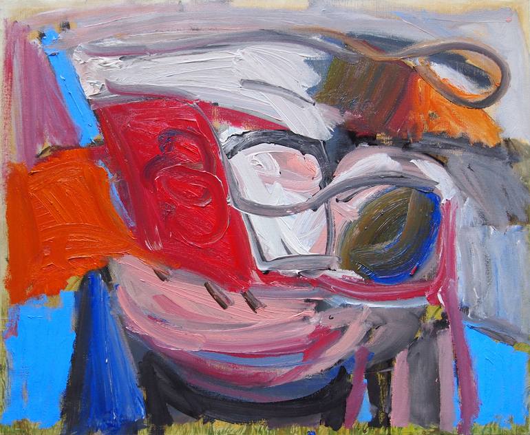 El vaso blanco Painting by Mario Erlich | Saatchi Art