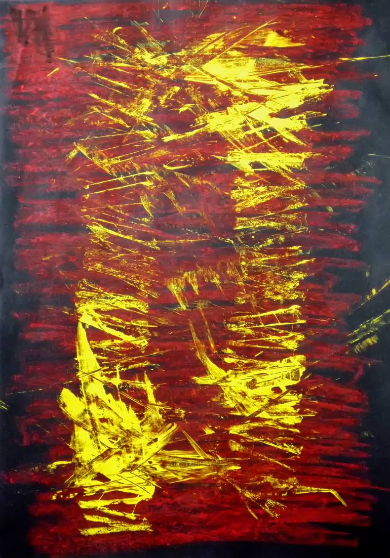 A dynamic Equilibrium Painting by Martine DF | Saatchi Art