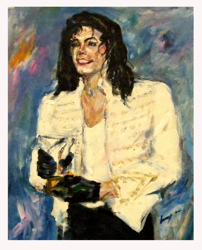 King of Pop Painting by Larry Lee Tinsley | Saatchi Art