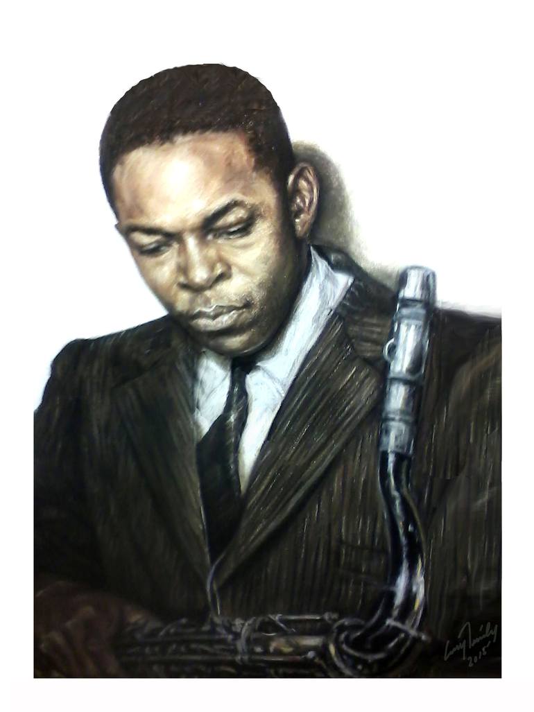Coltrane: My Favorite Thing Drawing by Larry Lee Tinsley | Saatchi Art