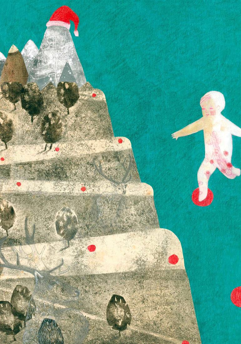 North Pole Trail Drawing by Chiara Criniti | Saatchi Art