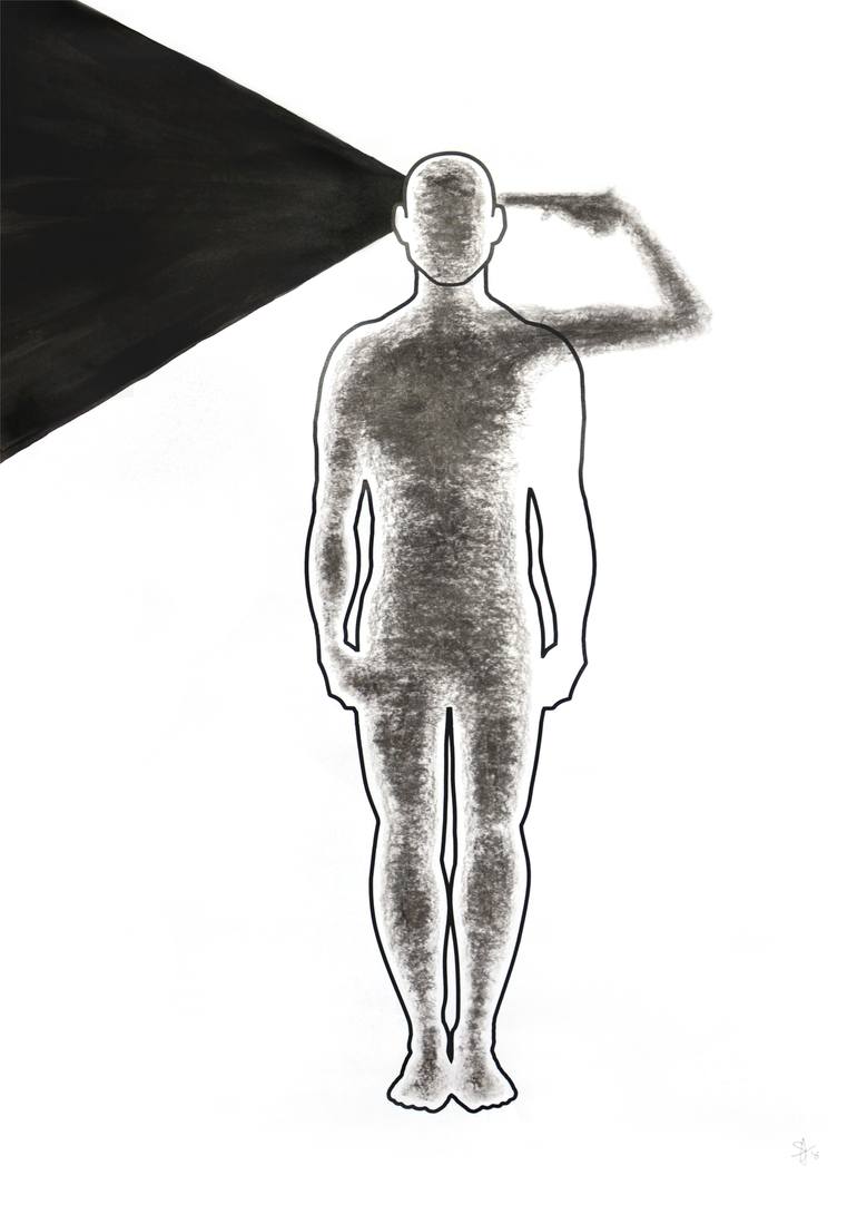 Self Defence Drawing by Saša A | Saatchi Art