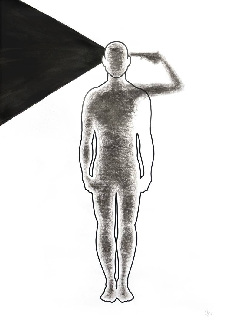 Self Defence Drawing by Saša A | Saatchi Art