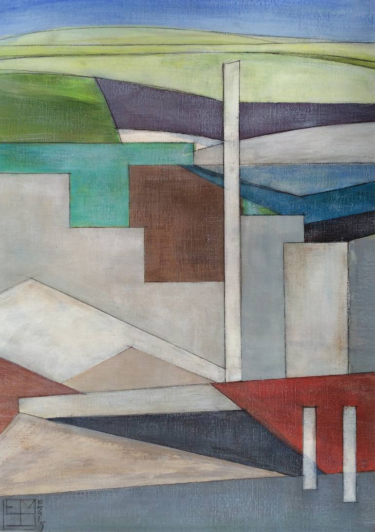 Untitled 3, Everyday Gold Series Painting by Eva Humphrey-Lahti ...