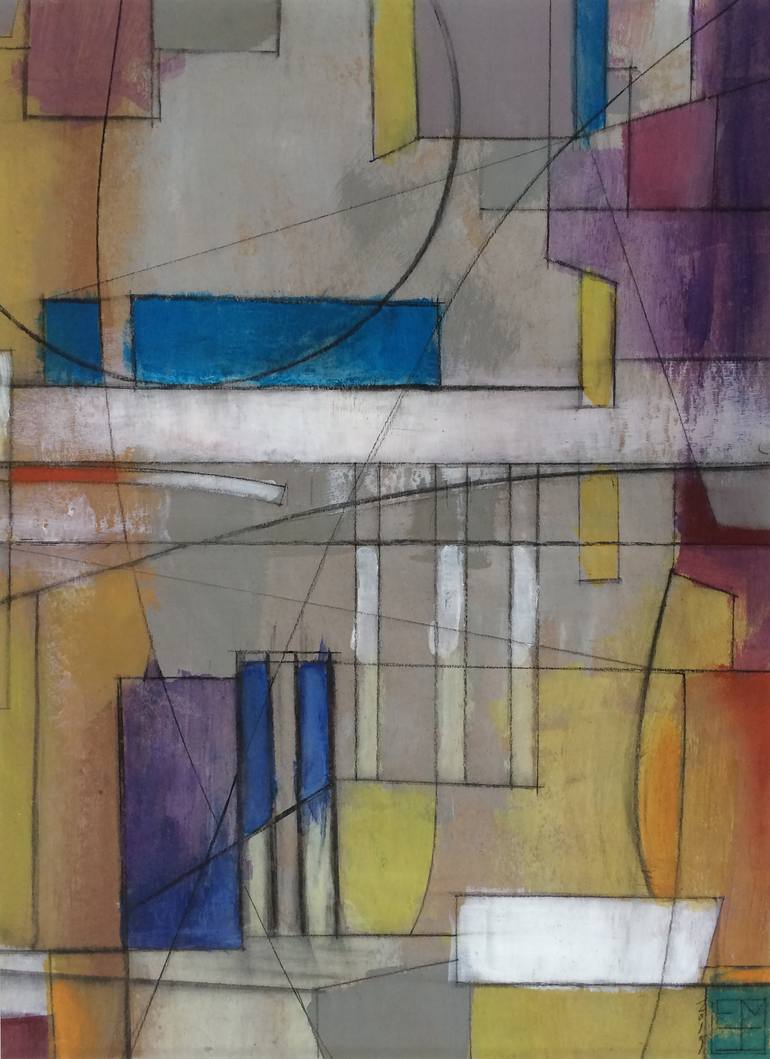 Untitled 5, Everyday Gold Series Painting by Eva Humphrey-Lahti ...