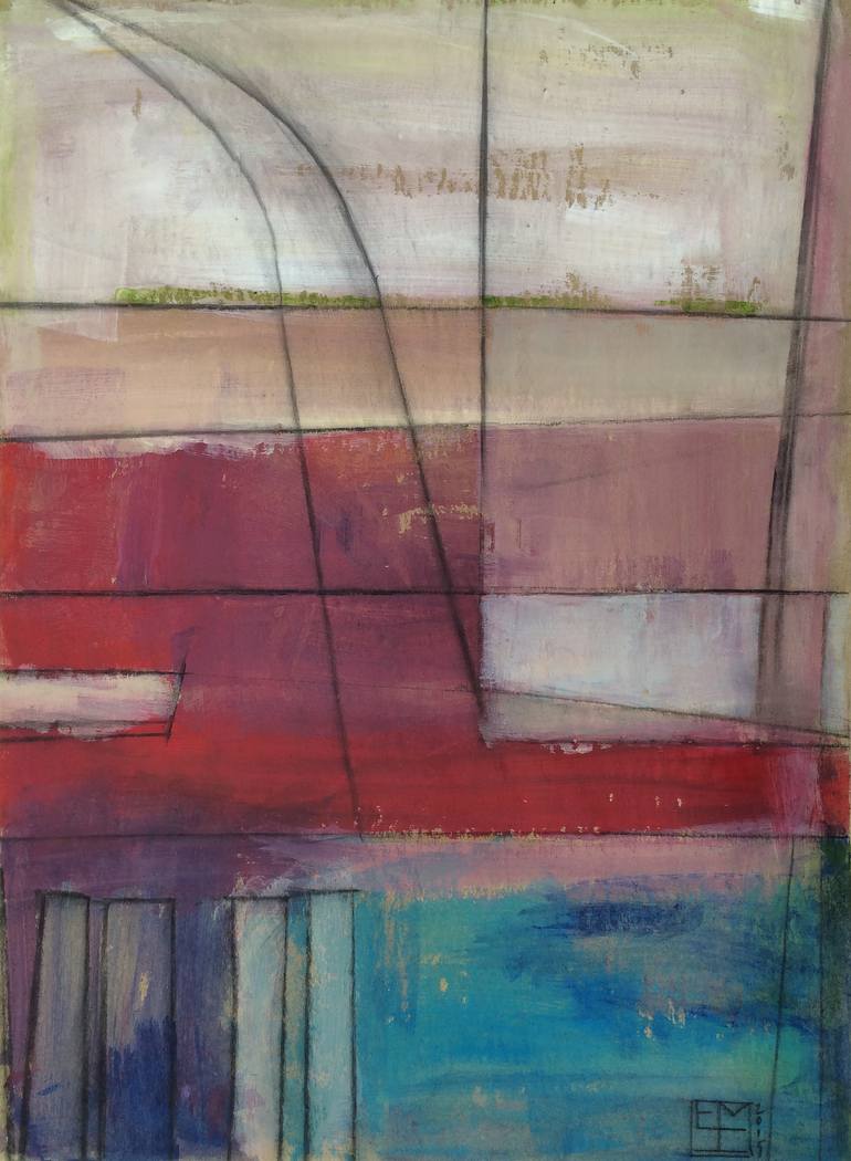 Untitled 6, Everyday Gold Series Painting by Eva Humphrey-Lahti ...